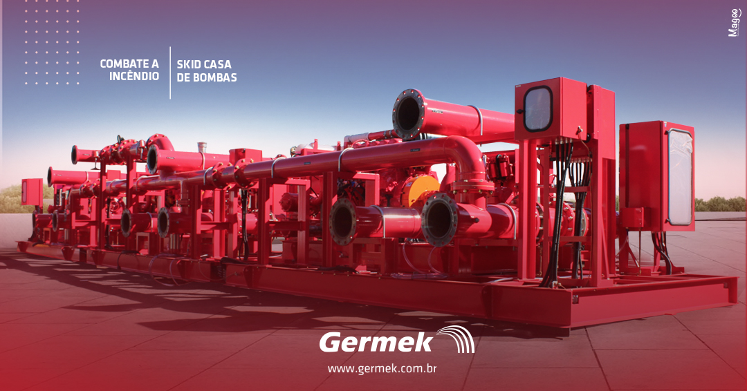 SKIDS CASA DE BOMBAS - Germek Equipamentos